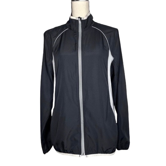 tek gear | Jackets & Coats | Tek Gear Drytek Black White Mockneck Full ...